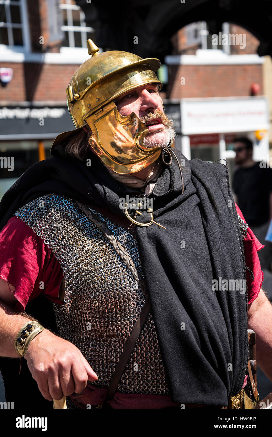Roman legionary soldier statue hi-res stock photography and images - Alamy
