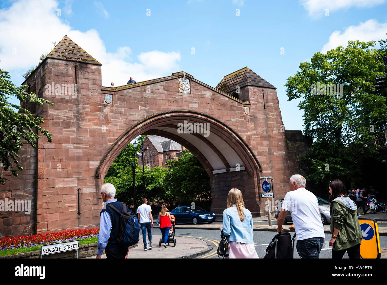 Chester is surrounded by Roman Walls which can be walked where all the ...