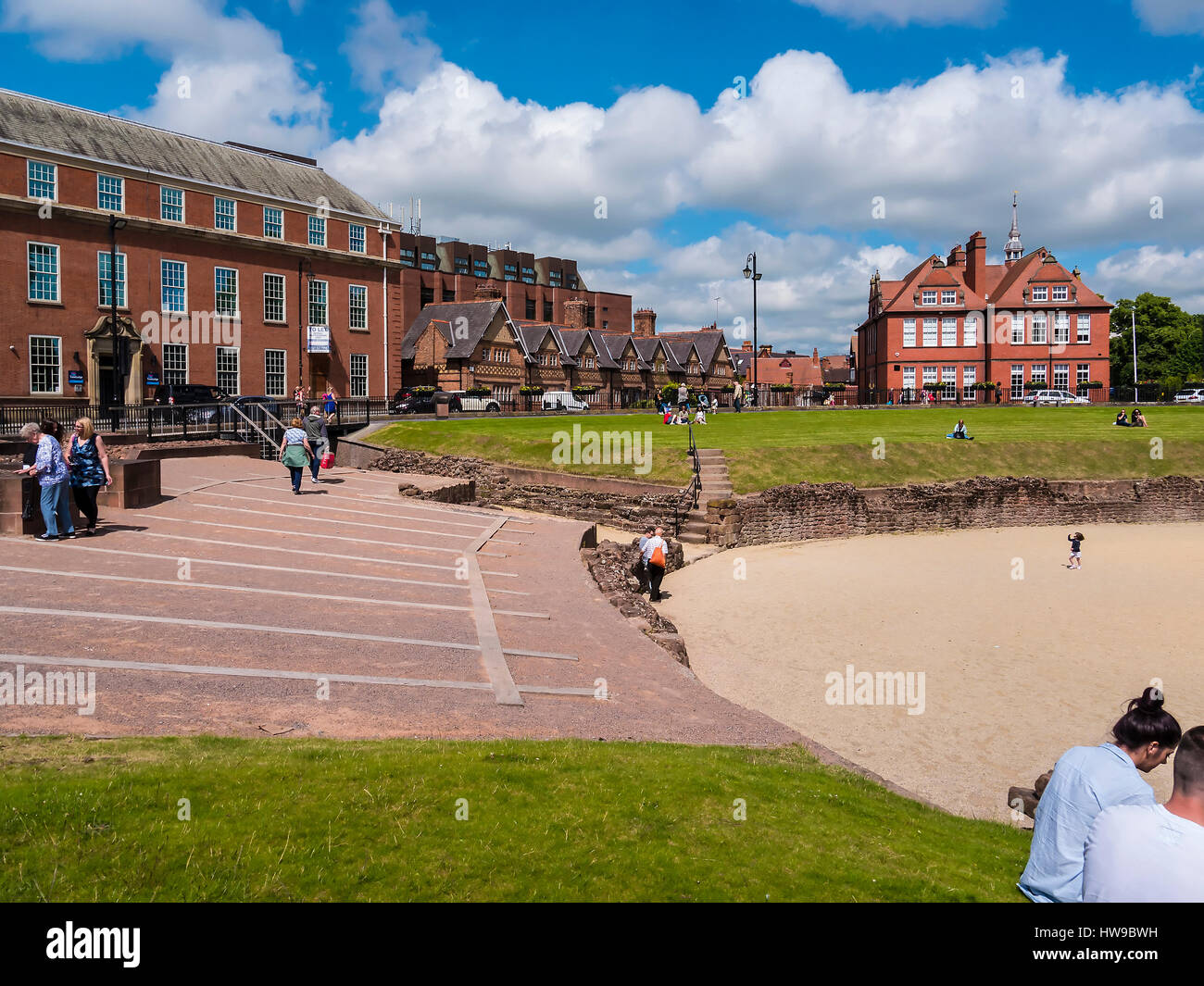 The Amphitheatre in Chester is believed to have been the site of the ...