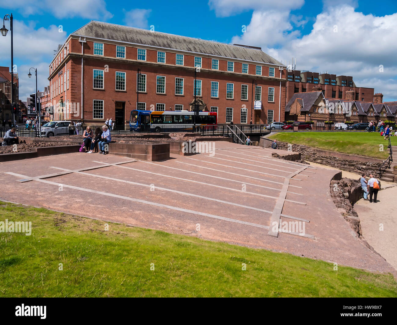 Amphitheatre in Chester is believed to have been the site of the ...