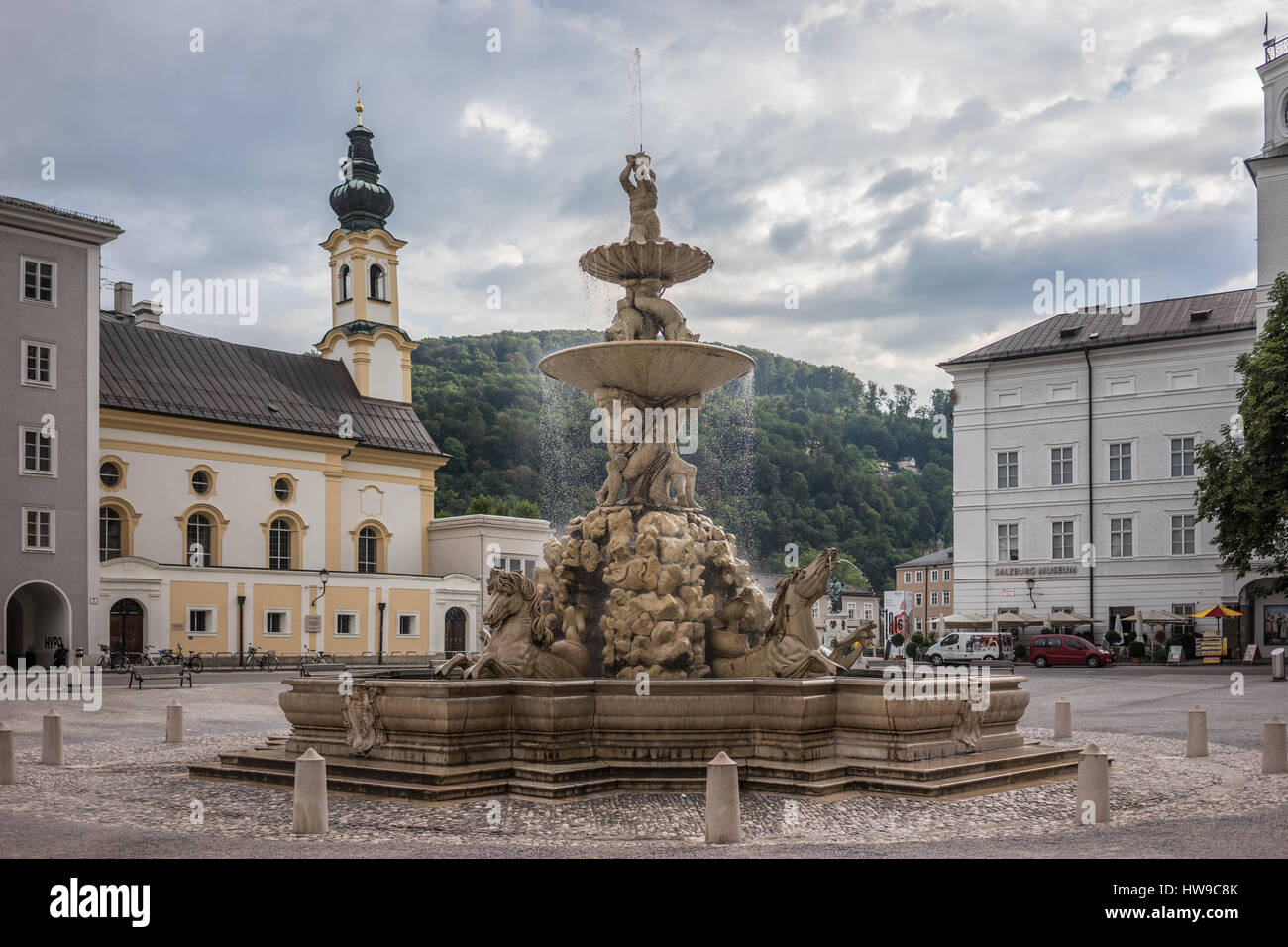 Scene from Salzburg, Austria Stock Photo - Alamy
