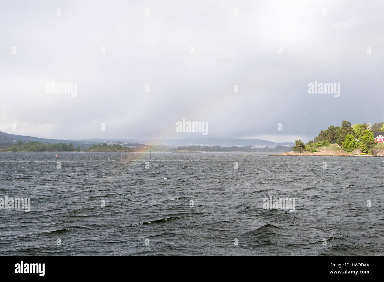 norway sea shore landscape view Stock Photo - Alamy