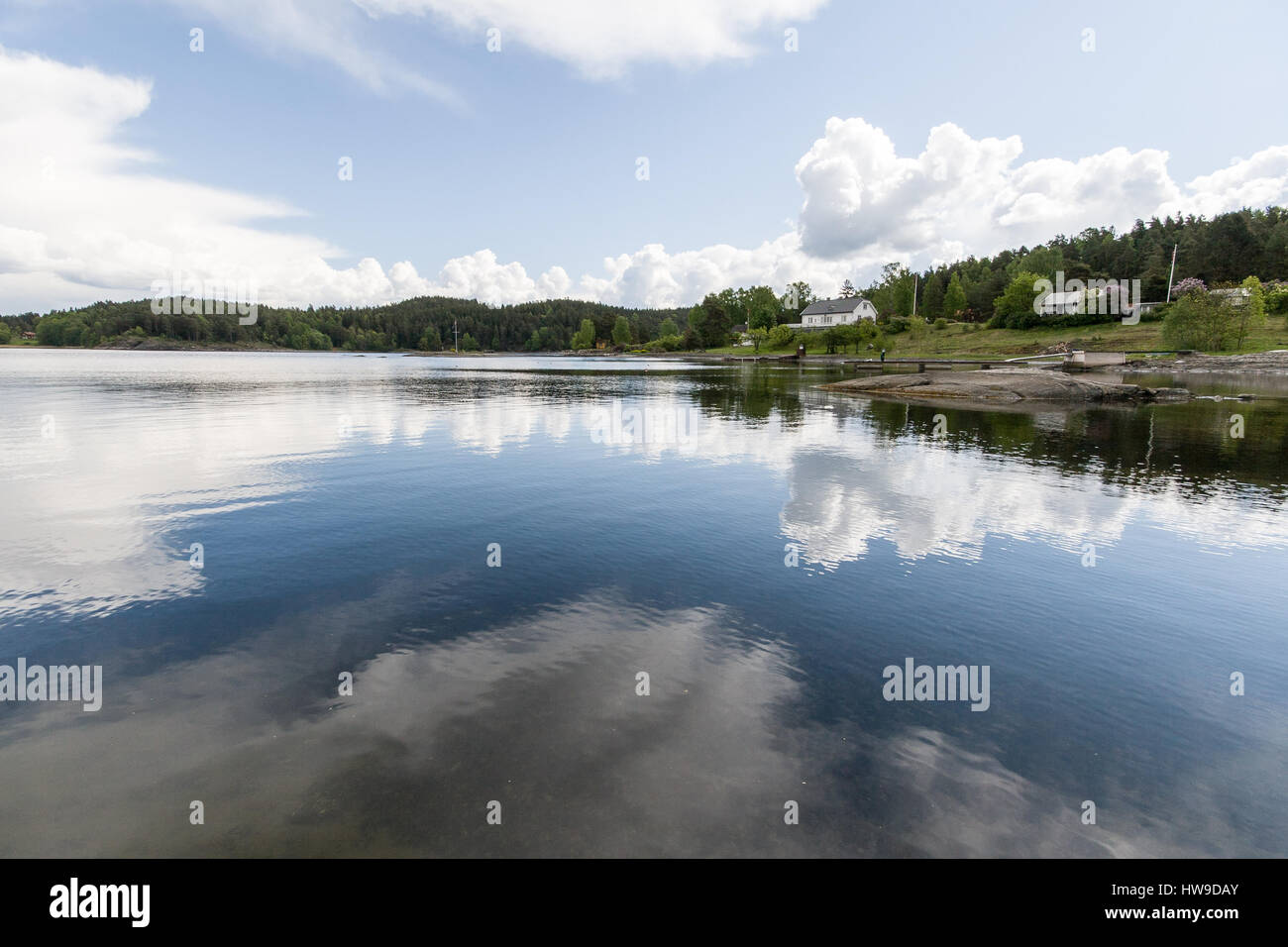 norway sea shore landscape view Stock Photo - Alamy