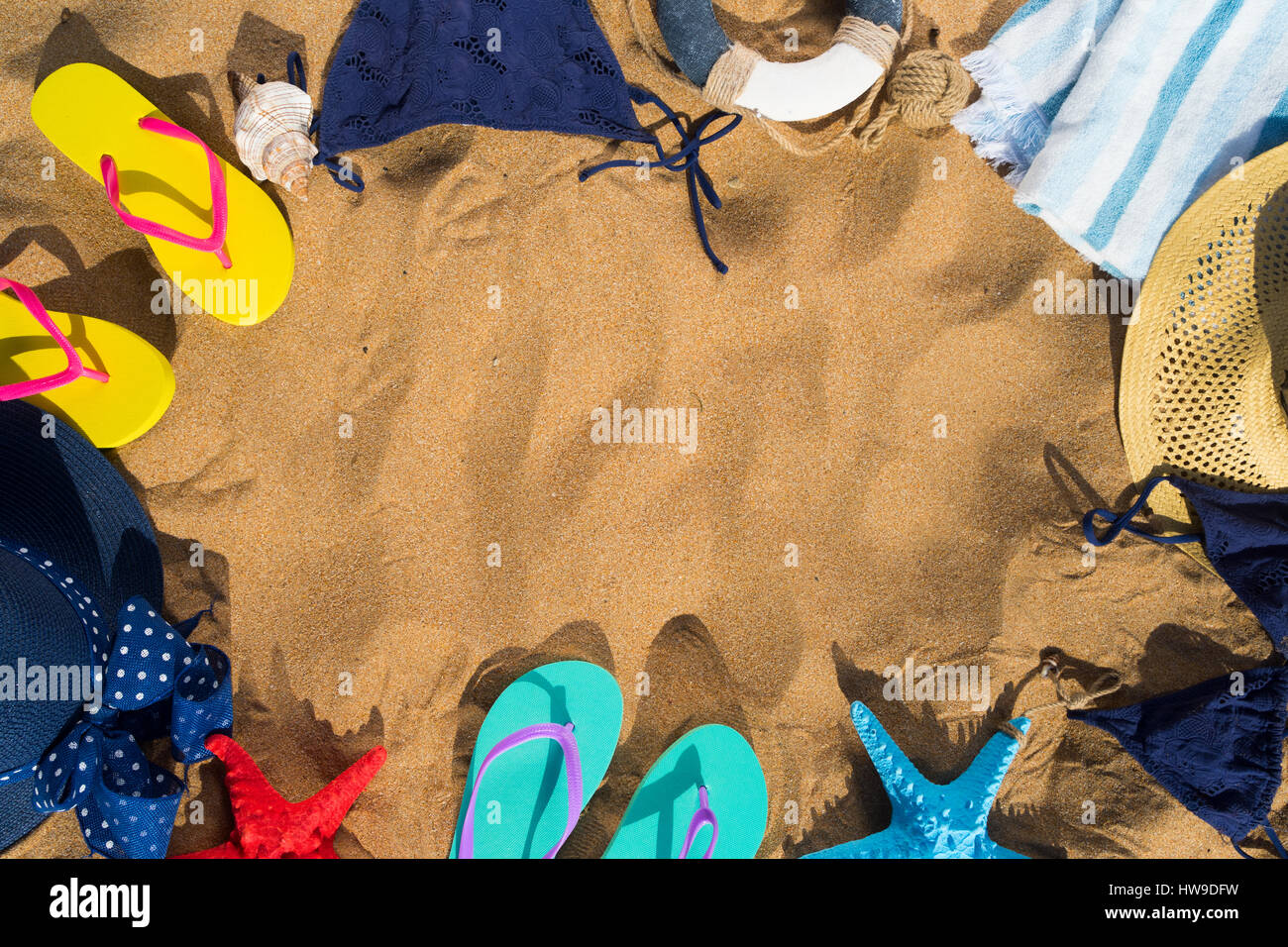 Summer beach fun Stock Photo - Alamy