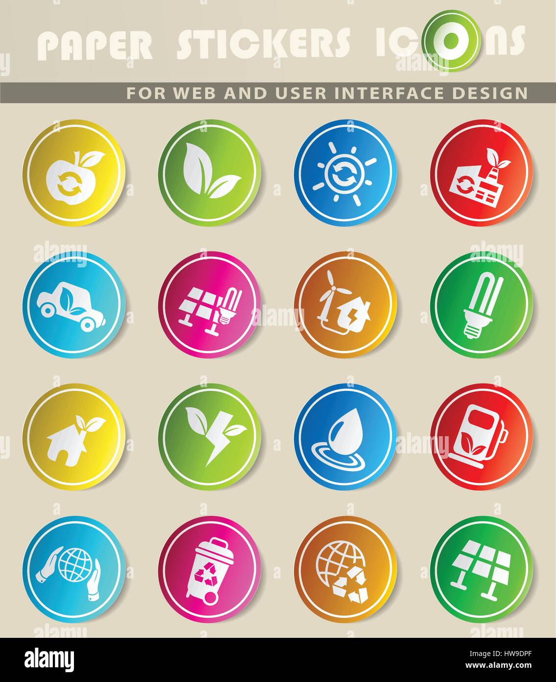 Stickers generator Stock Vector Images - Alamy