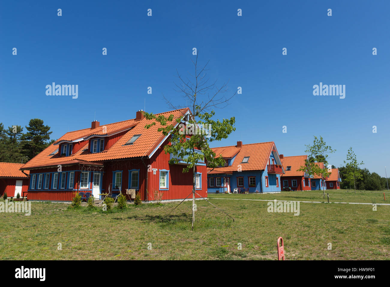 New house built in the old, typical style of the Curonian region in ...