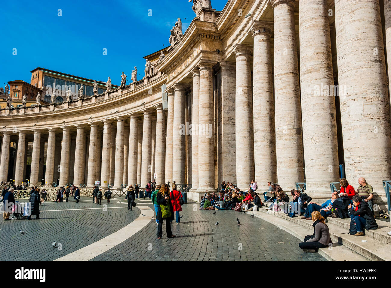 Gian lorenzo bernini colonnade hi-res stock photography and images - Alamy