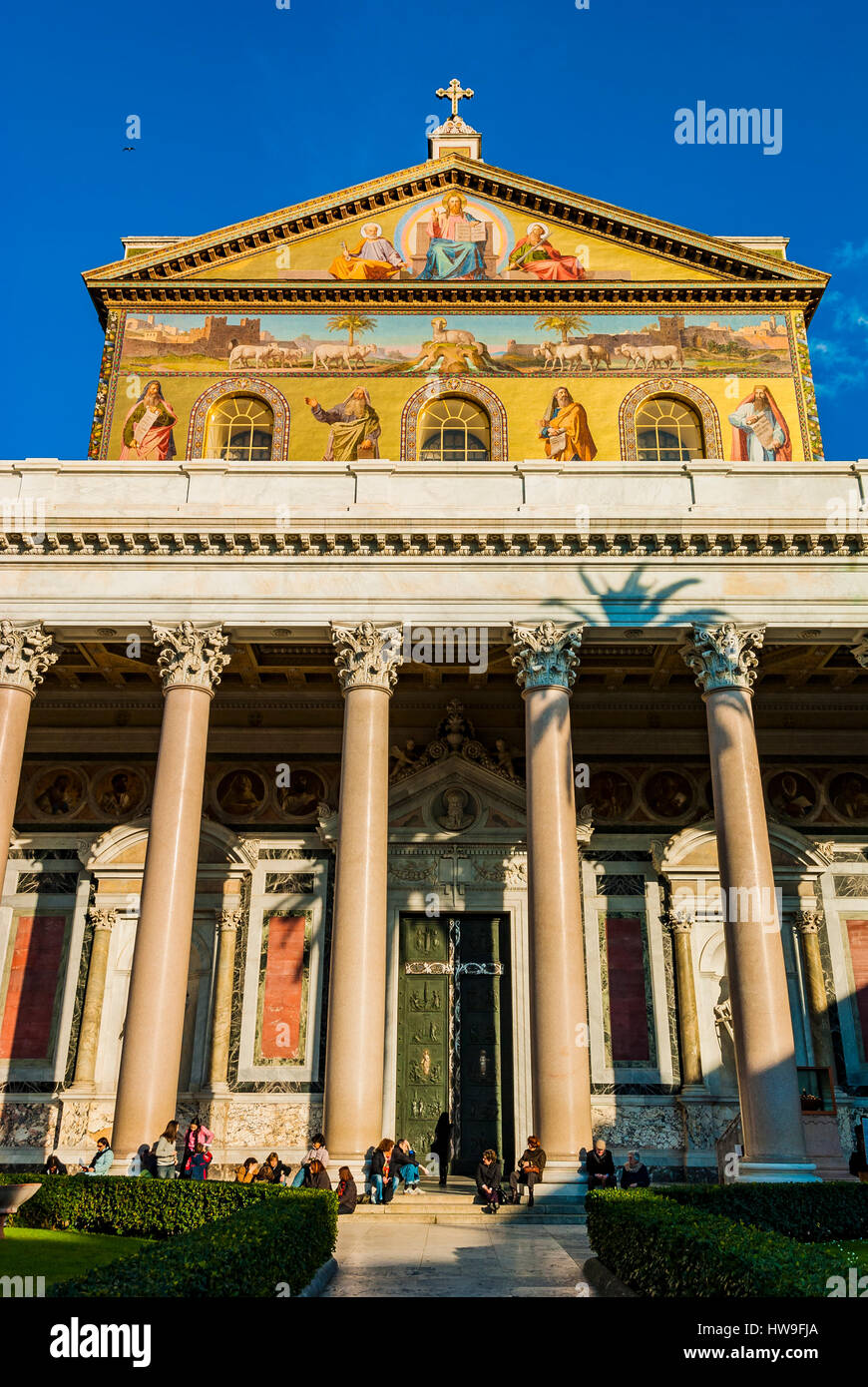 Basilica of Saint Paul Outside the Walls is one of Rome's four ancient ...