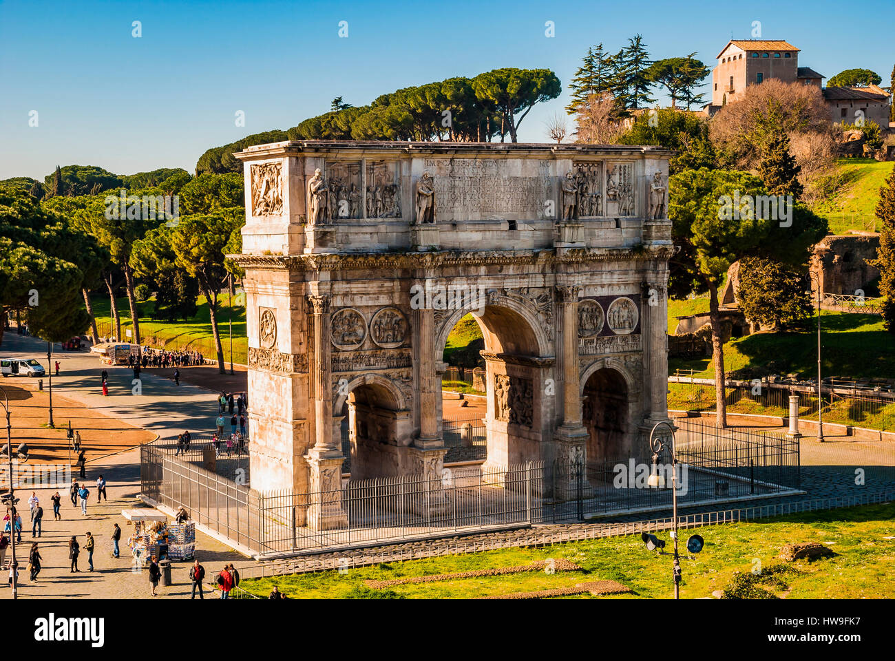 Triumphal arches of rome hi-res stock photography and images - Alamy