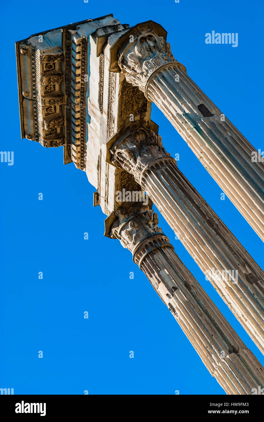 Julius caesar temple hi-res stock photography and images - Alamy