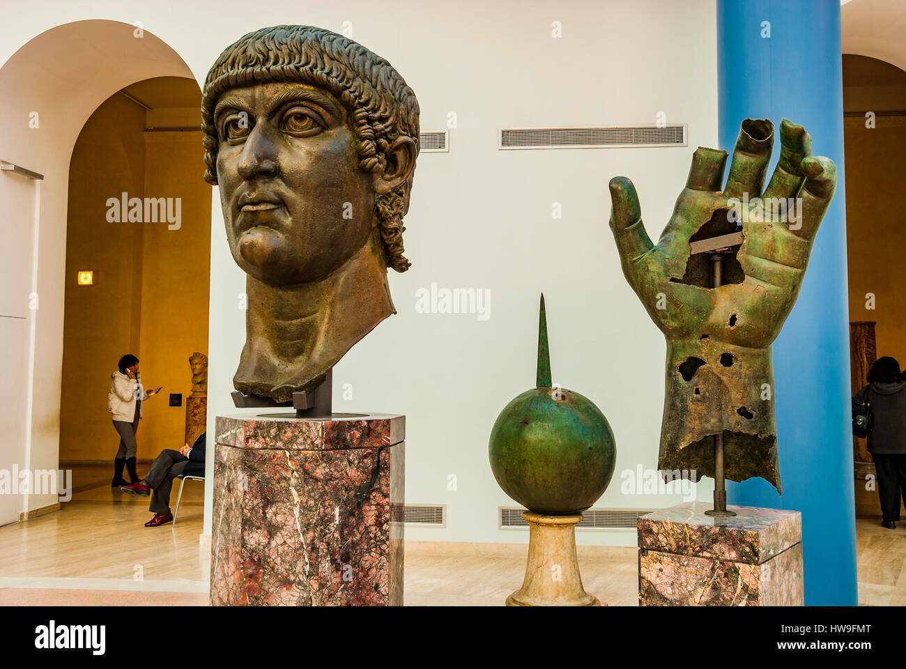 Constantine I, possibly originally from the Basilica of Maxentius ...