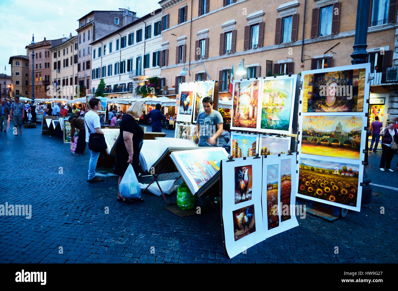 Piazza navona pictures hi-res stock photography and images - Alamy