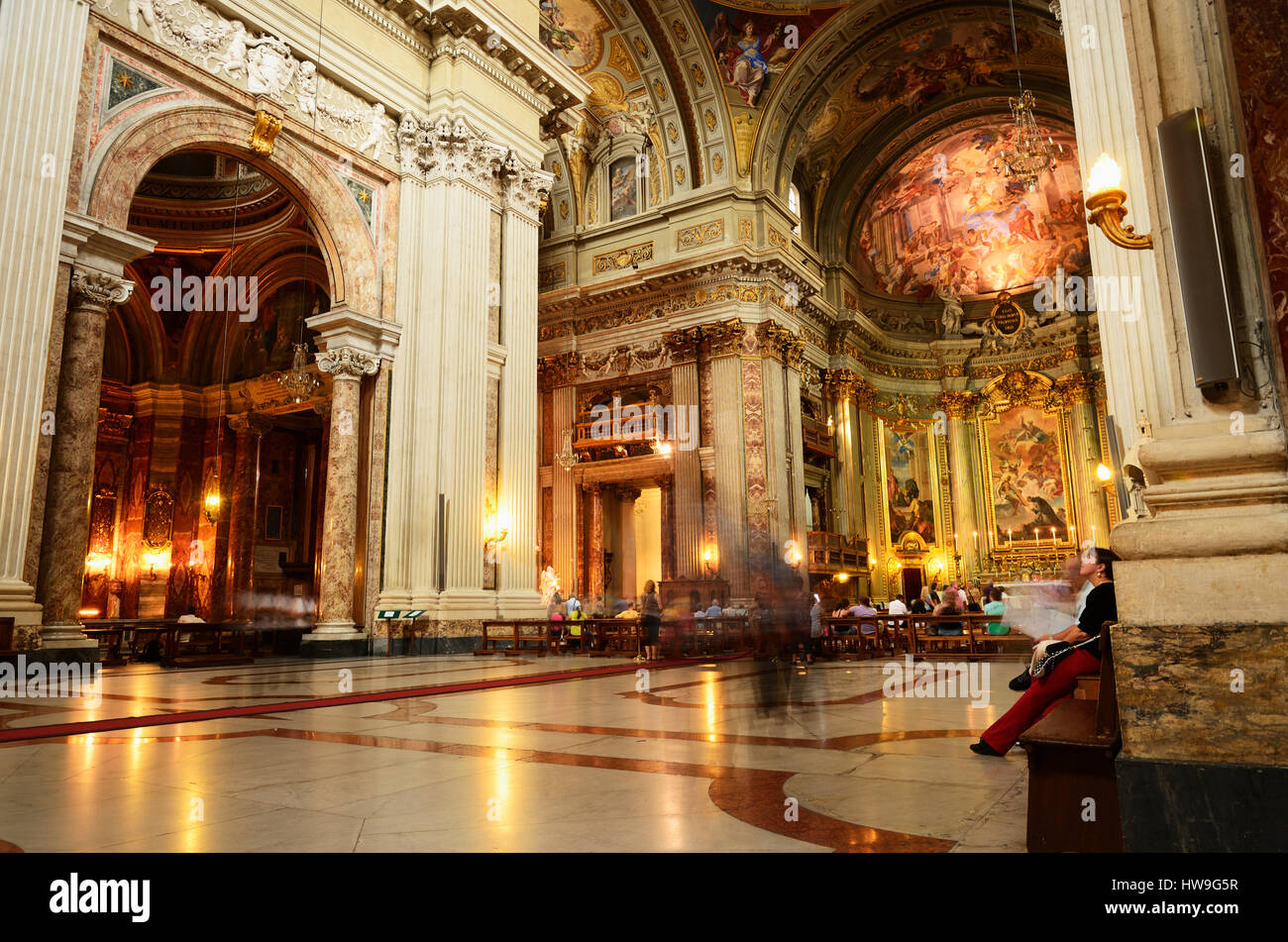 Church of st ignatius of loyola rome High Resolution Stock Photography ...