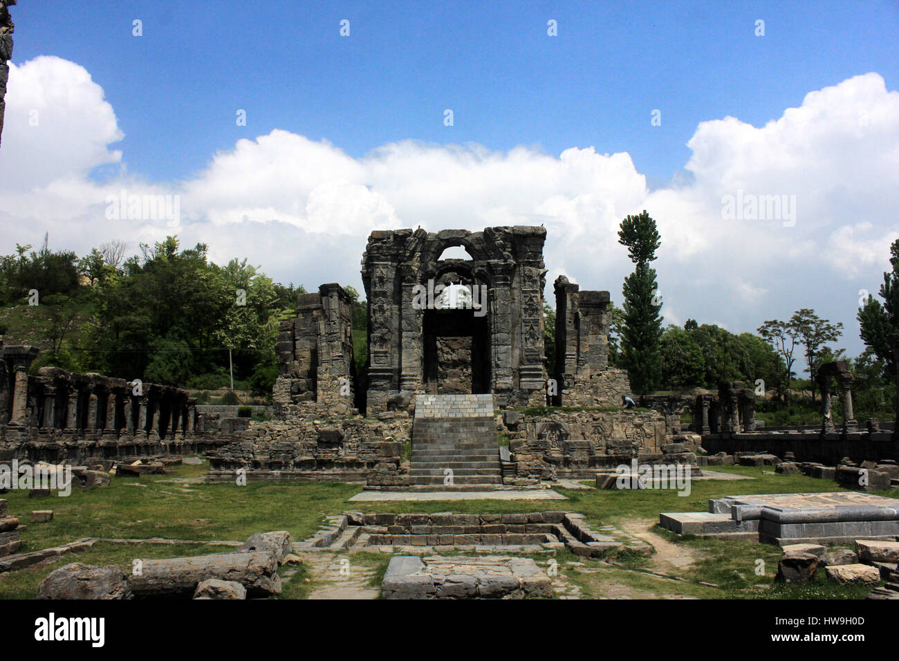 Martand temple, kashmir hi-res stock photography and images - Alamy