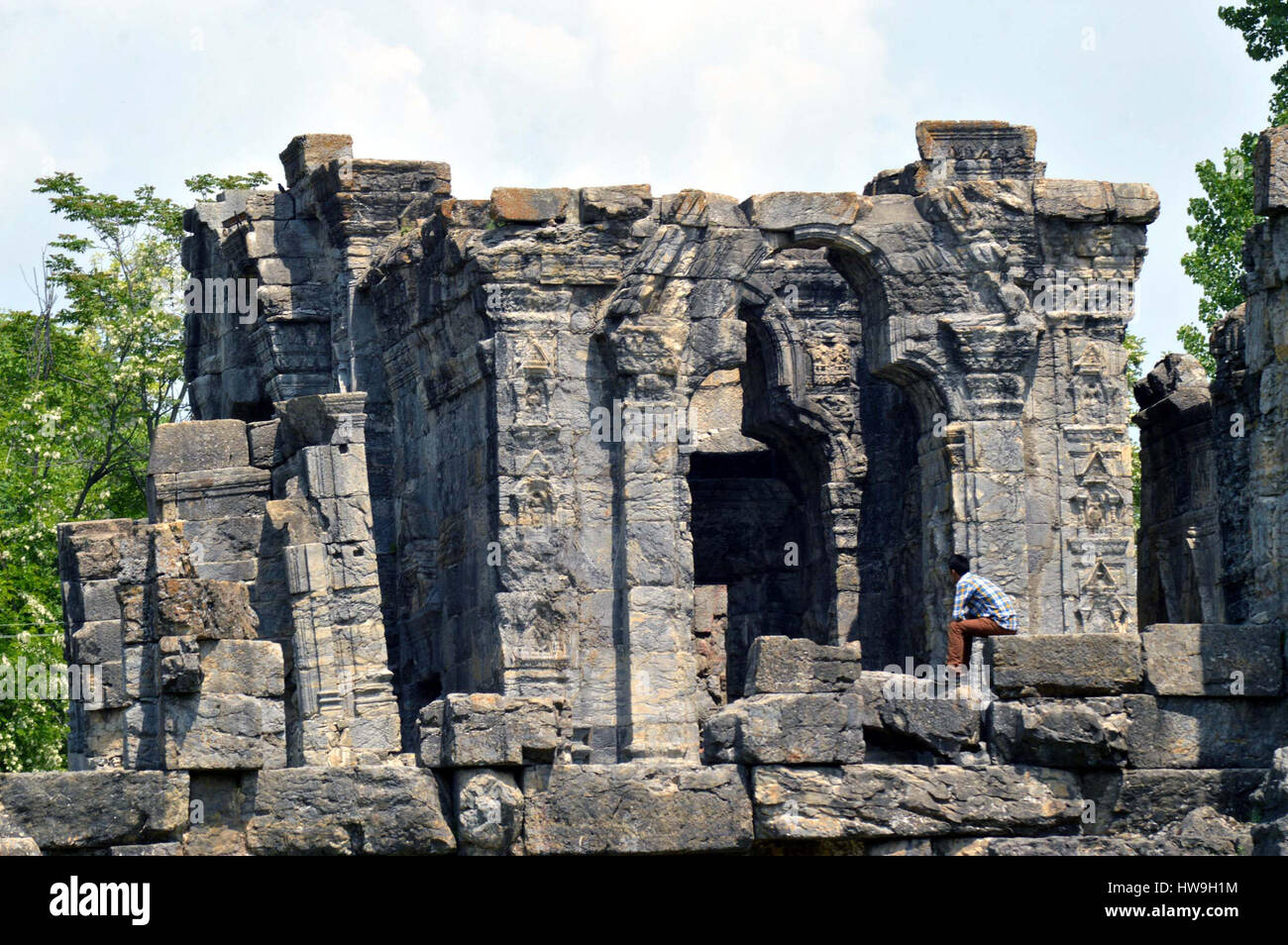 Martand temple, kashmir hi-res stock photography and images - Alamy