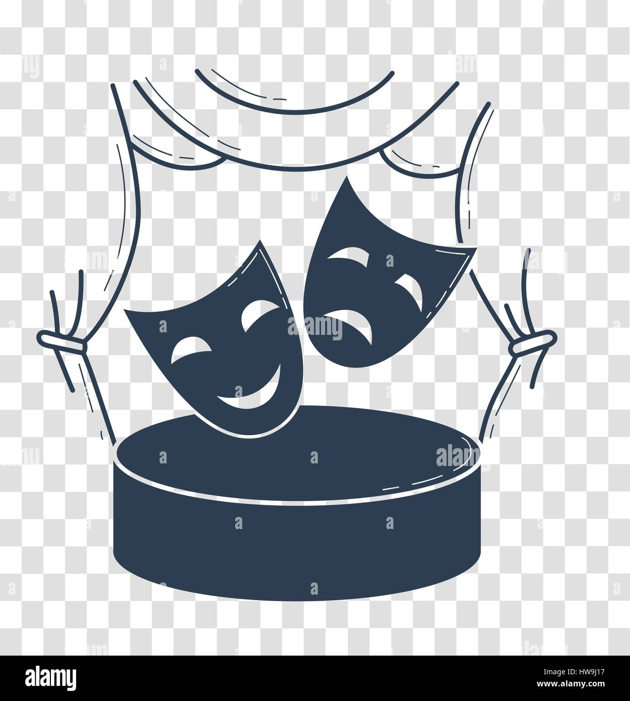 Theatre Mask Logo Stock Photos & Theatre Mask Logo Stock Images - Alamy