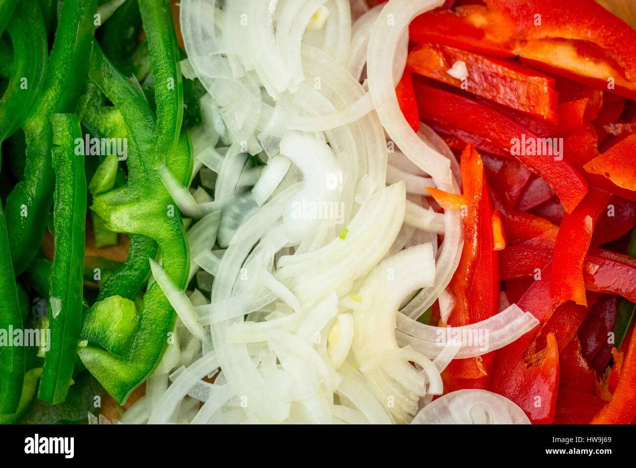 Fresh Cut Vegetables Stock Photo - Alamy