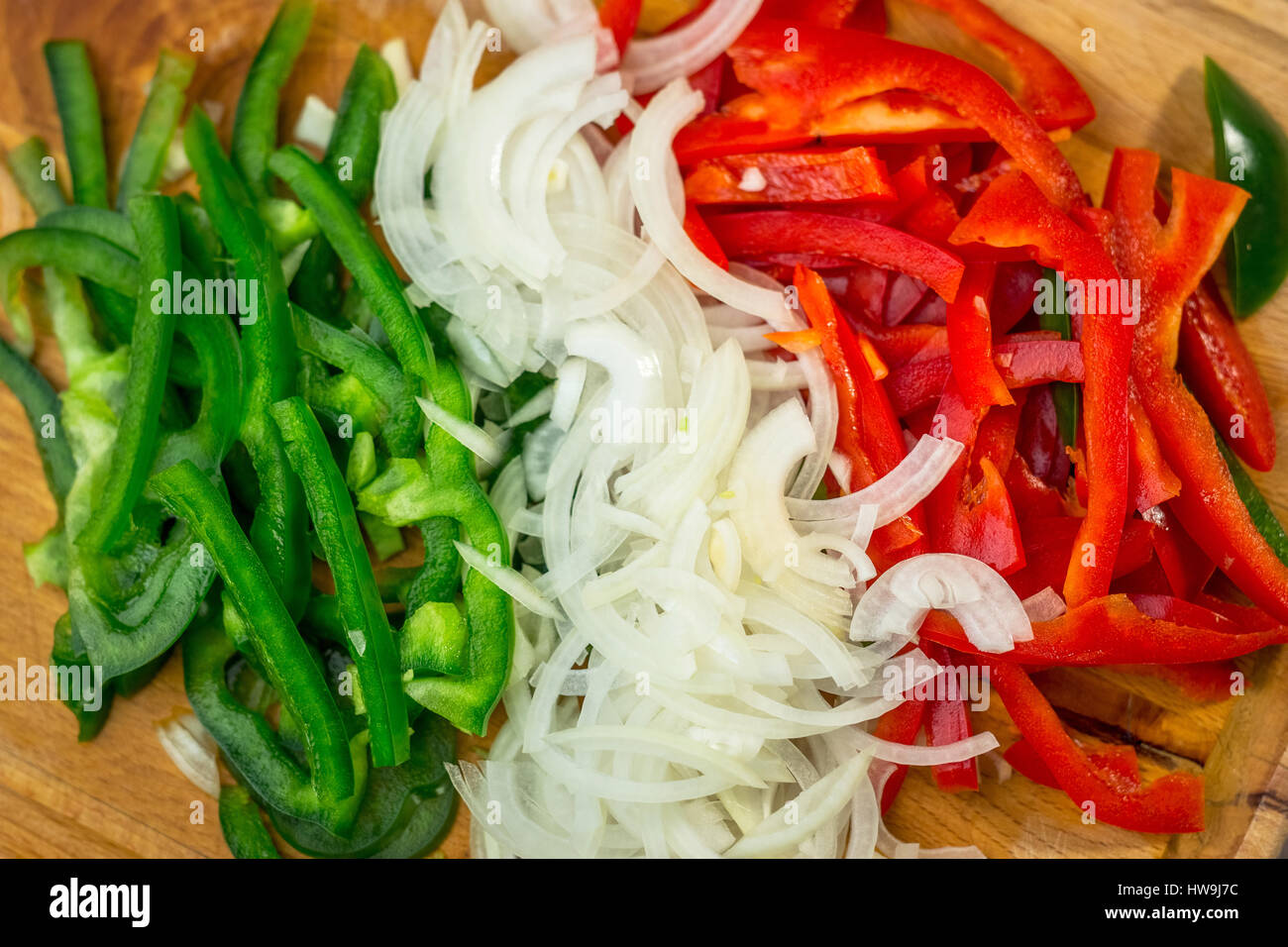 Fresh Cut Vegetables Stock Photo - Alamy