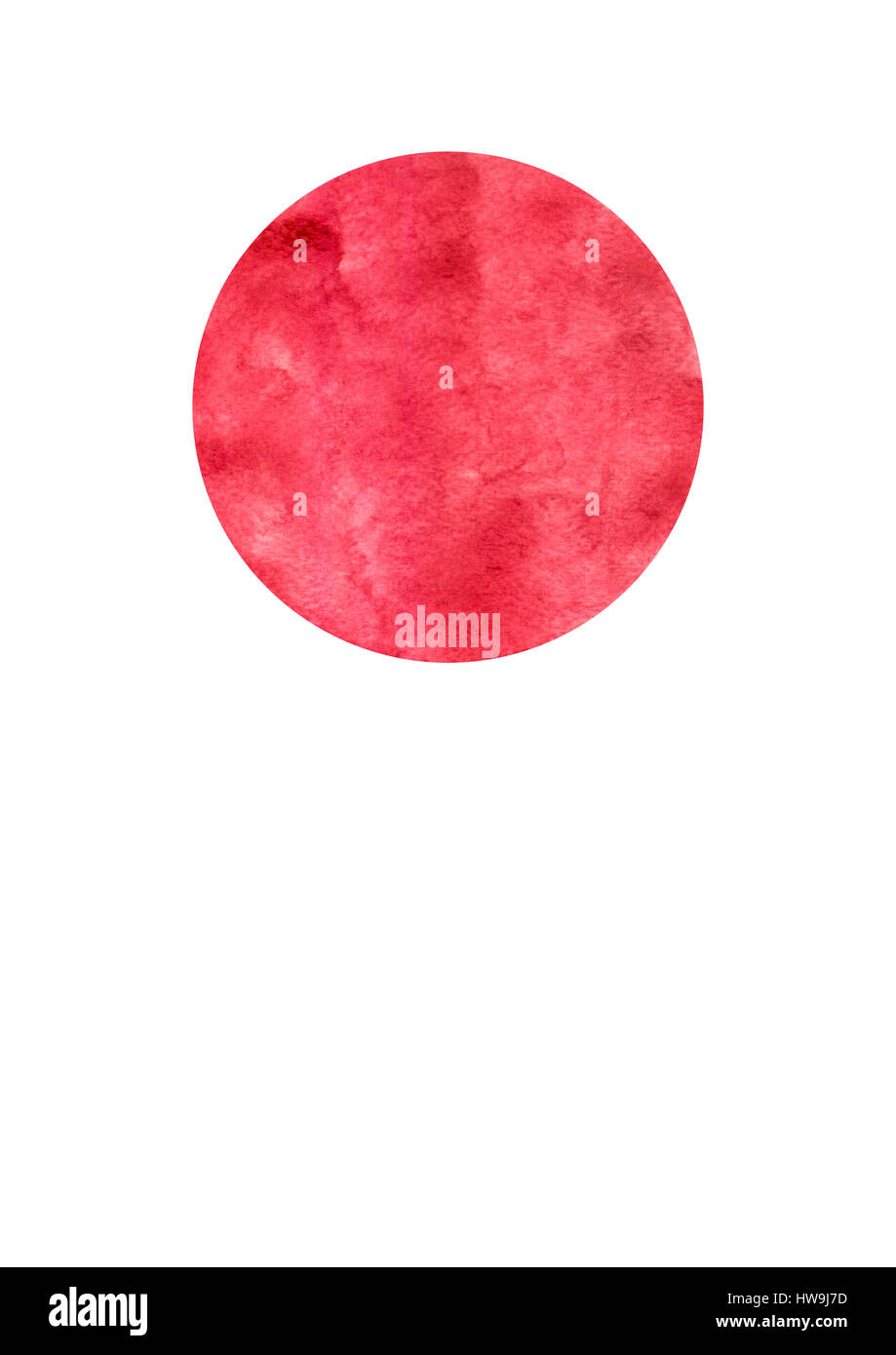 Abstract colorful watercolor painting circle Stock Photo - Alamy