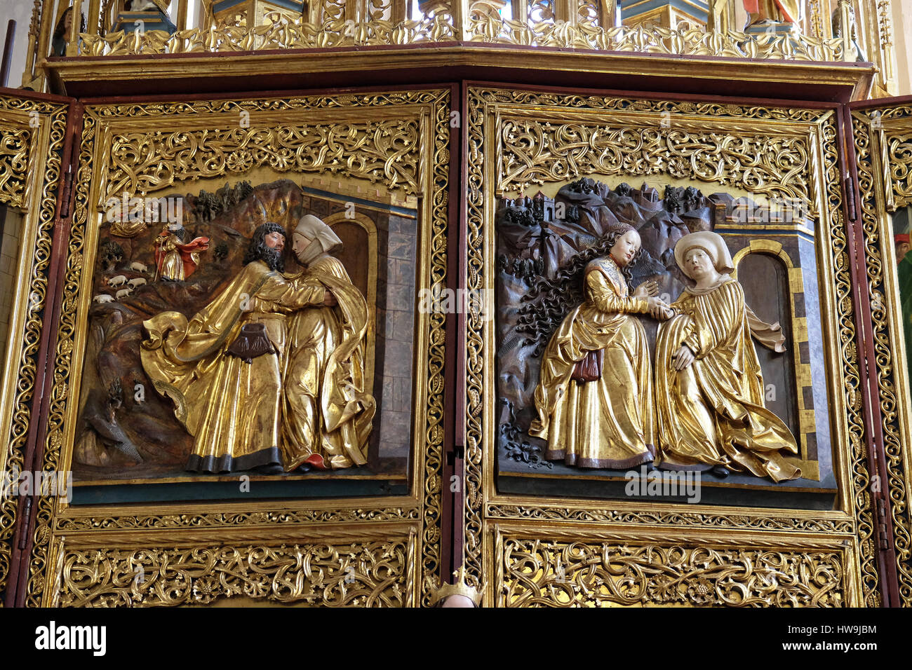 Meeting at the Golden Gate, Visoitation of the Virgin Mary, Maria am ...