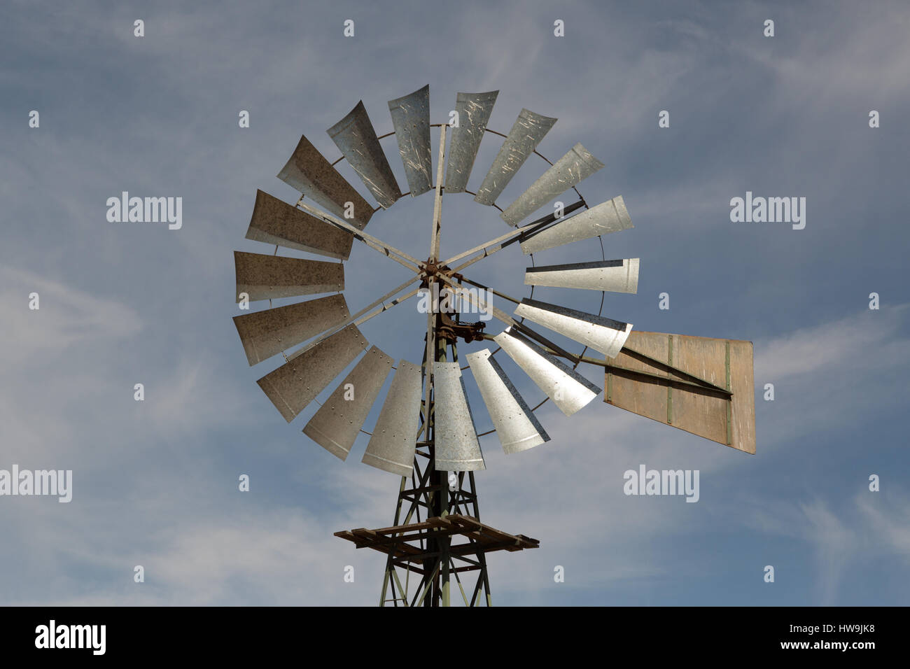 A photograph of an Australian outback windmill. The photograph was ...