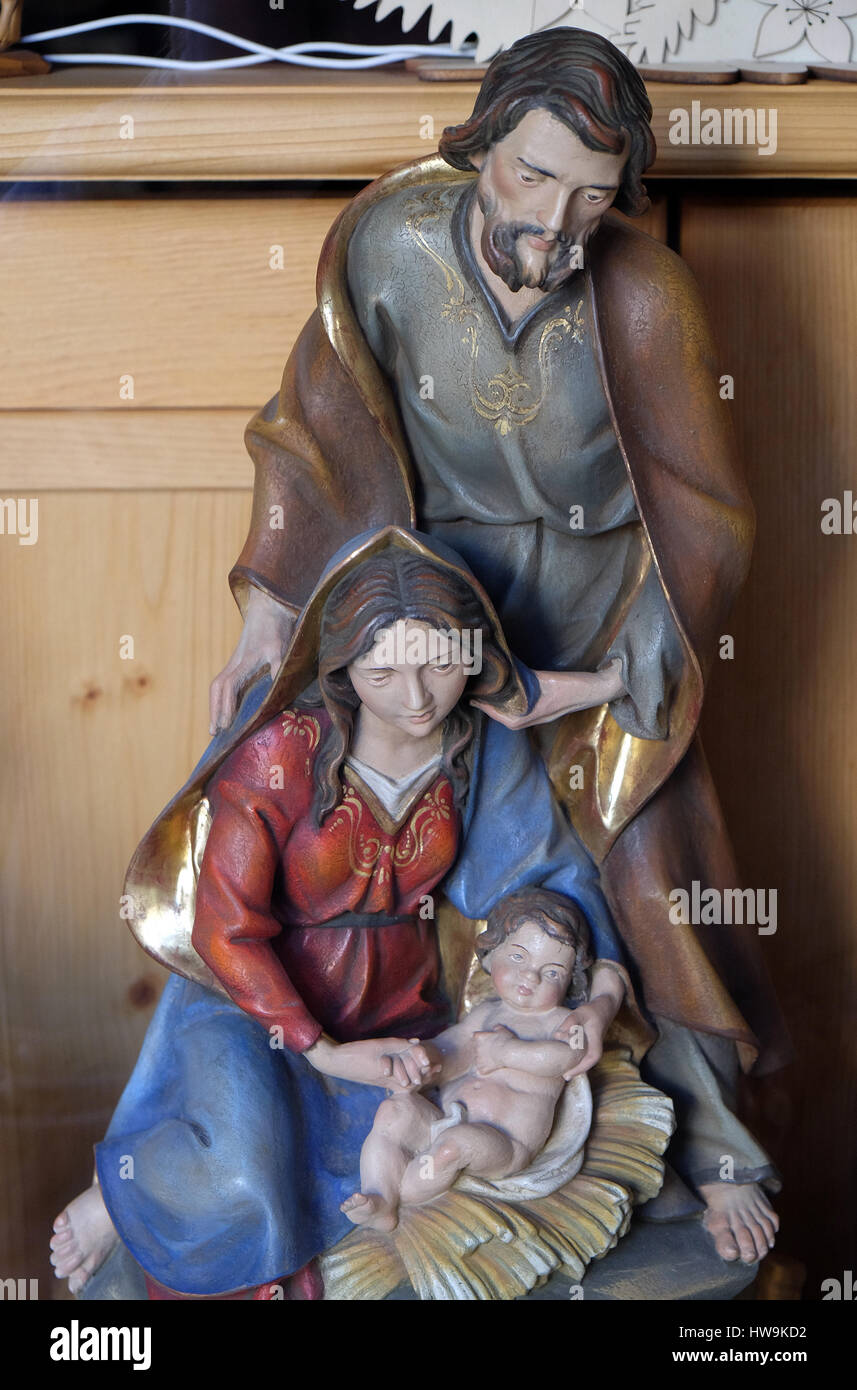 Nativity scene, creche, or crib, is a depiction of the birth of Jesus ...