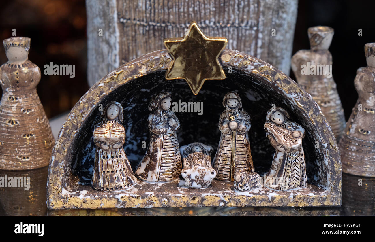 Nativity scene, creche, or crib, is a depiction of the birth of Jesus ...