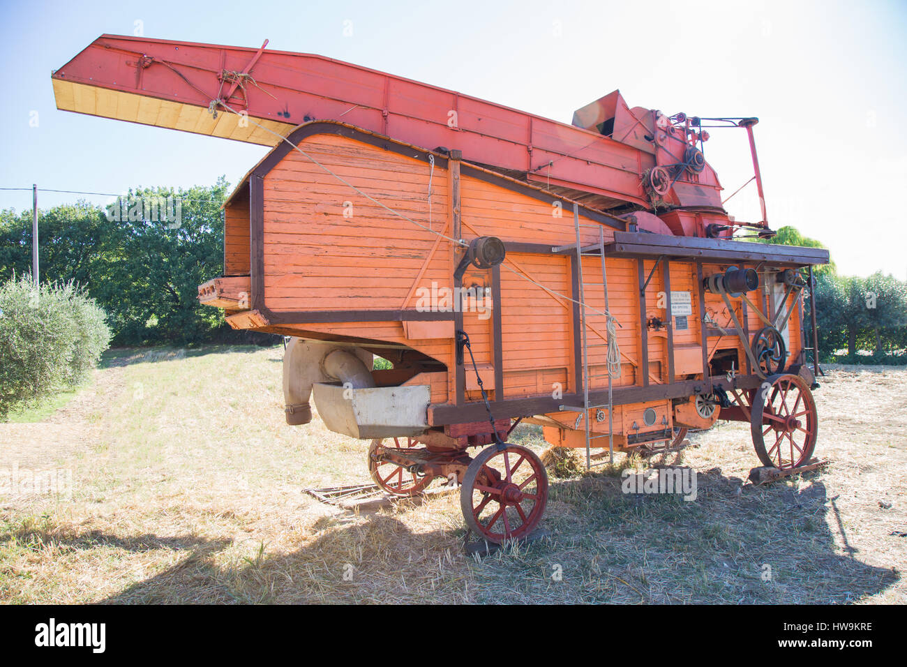 Old Combine Harvester High Resolution Stock Photography and Images - Alamy