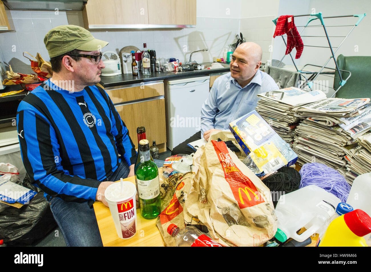 Chaotic Environment in apartment Stock Photo - Alamy