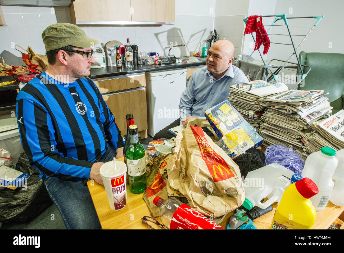 Chaotic Environment in apartment Stock Photo - Alamy