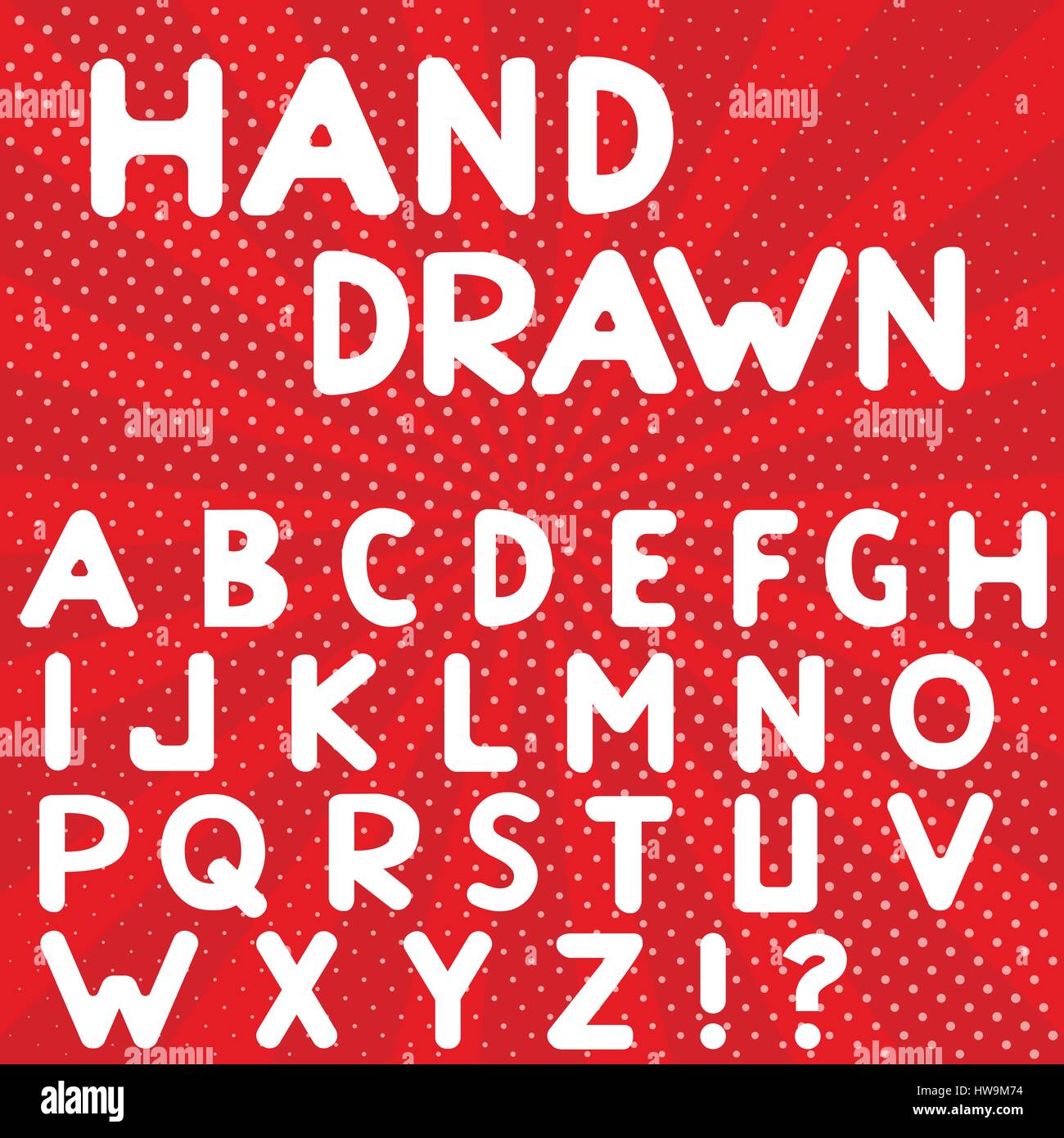 Drawn alphabet hi-res stock photography and images - Alamy