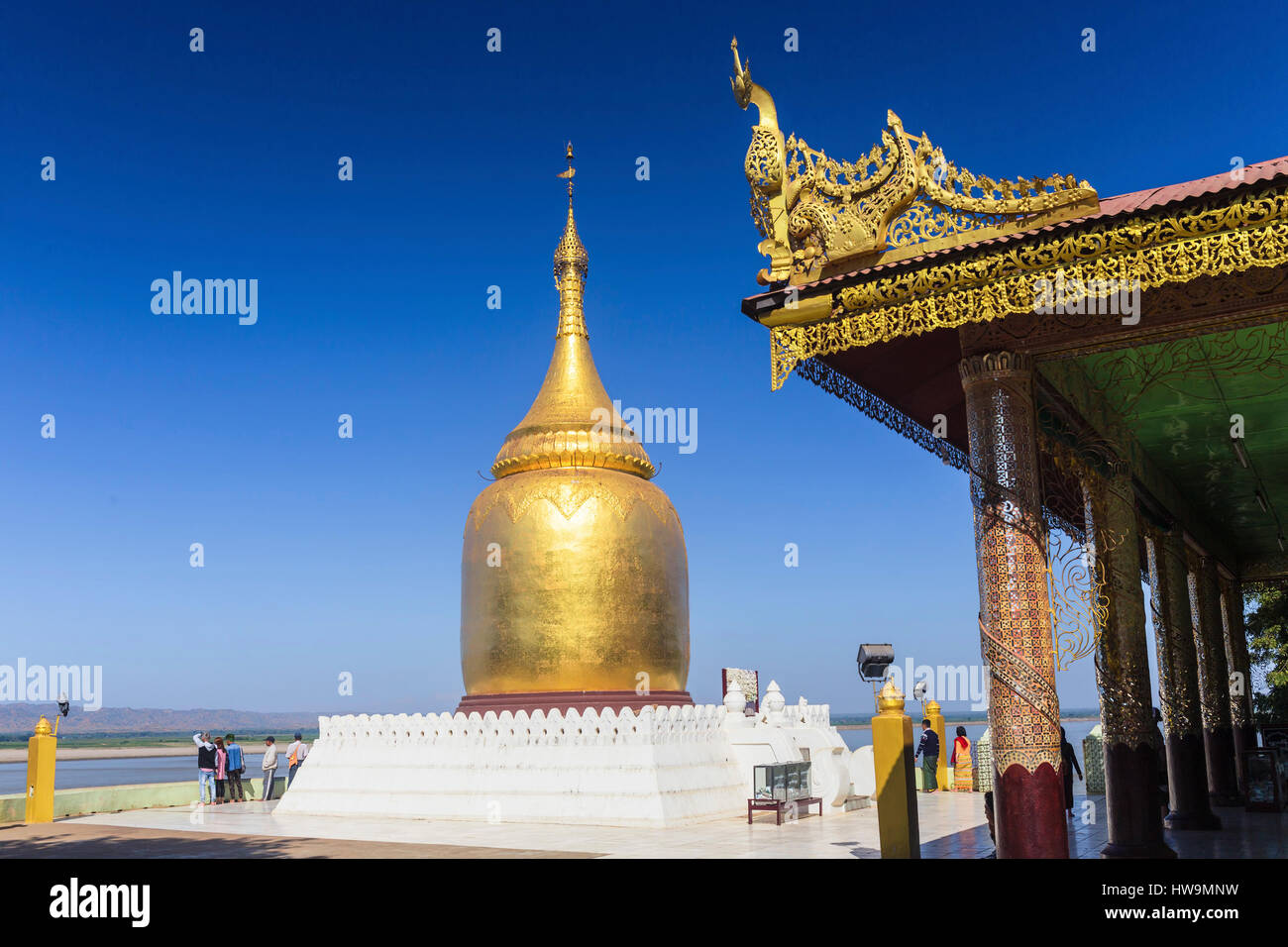 Bagan buddha tower at day , famous place in Myanmar/ Burma Stock Photo ...