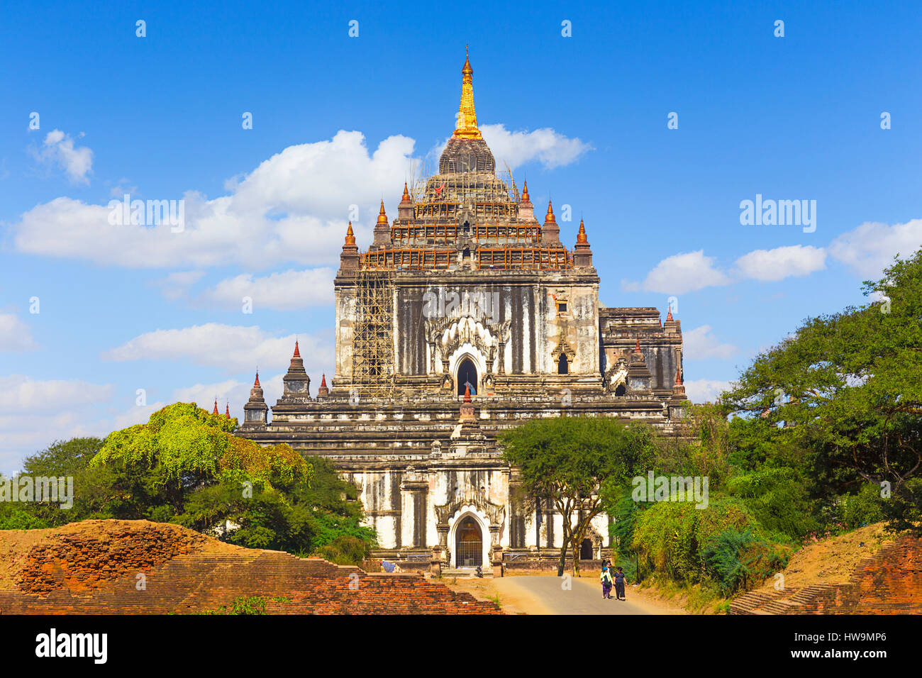Bagan buddha tower at day , famous place in Myanmar/ Burma Stock Photo ...