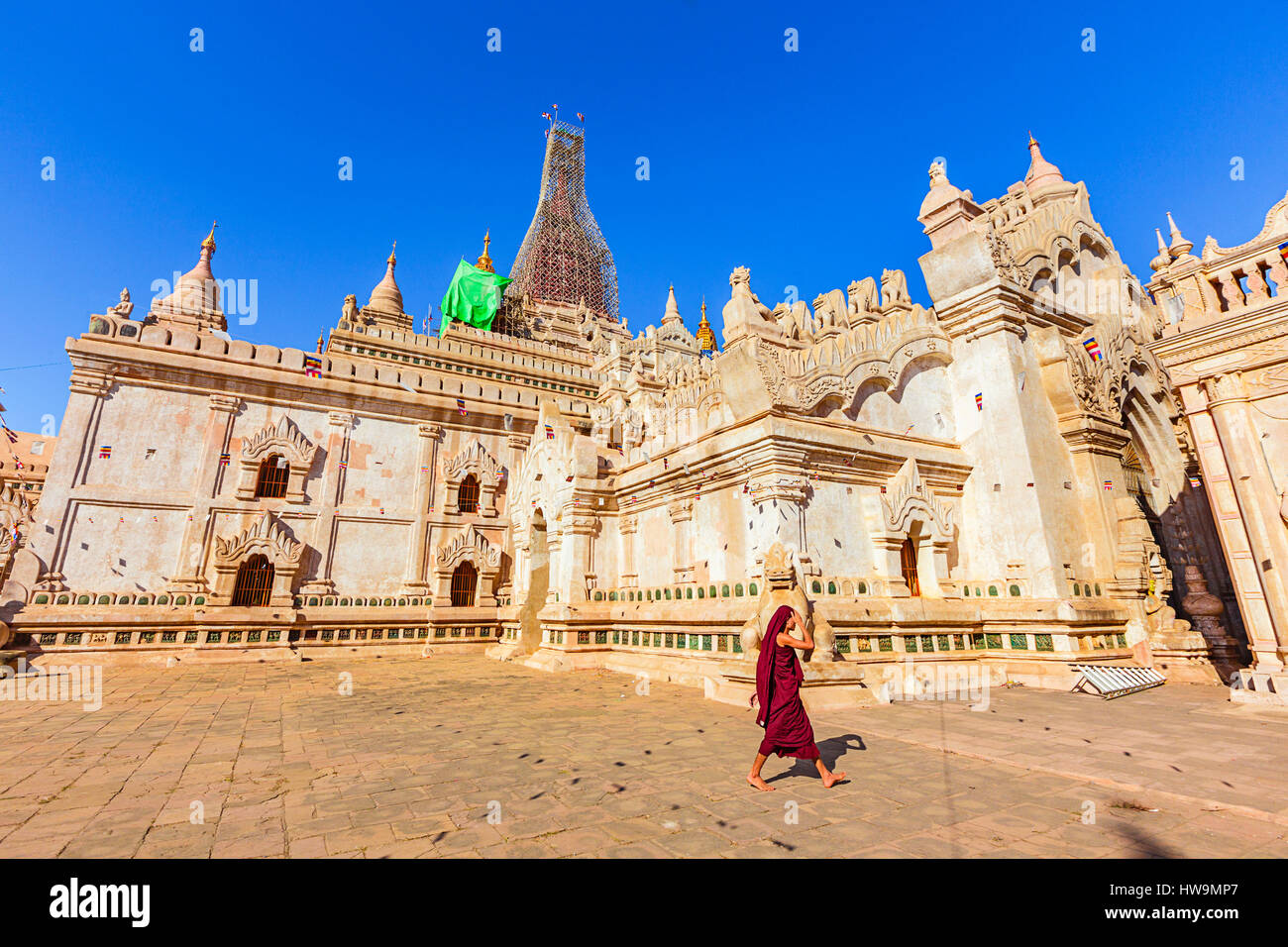 Bagan buddha tower at day , famous place in Myanmar/ Burma Stock Photo ...
