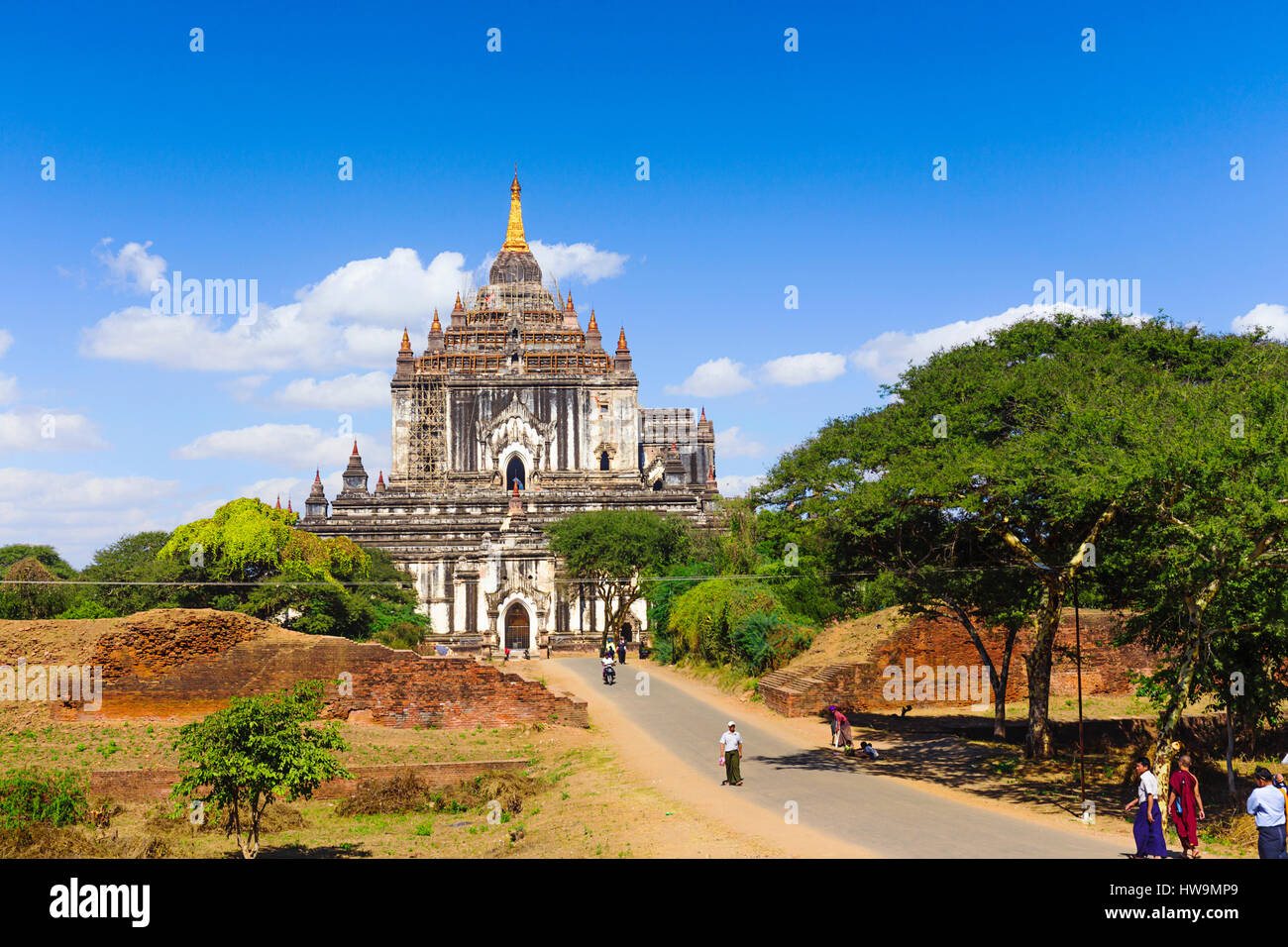 Bagan buddha tower at day , famous place in Myanmar/ Burma Stock Photo ...