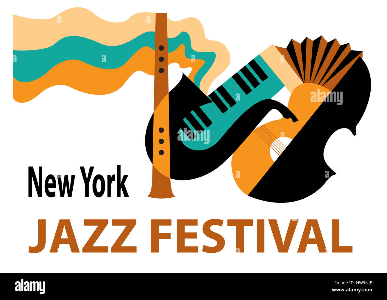 Live music vector background Cut Out Stock Images & Pictures - Alamy