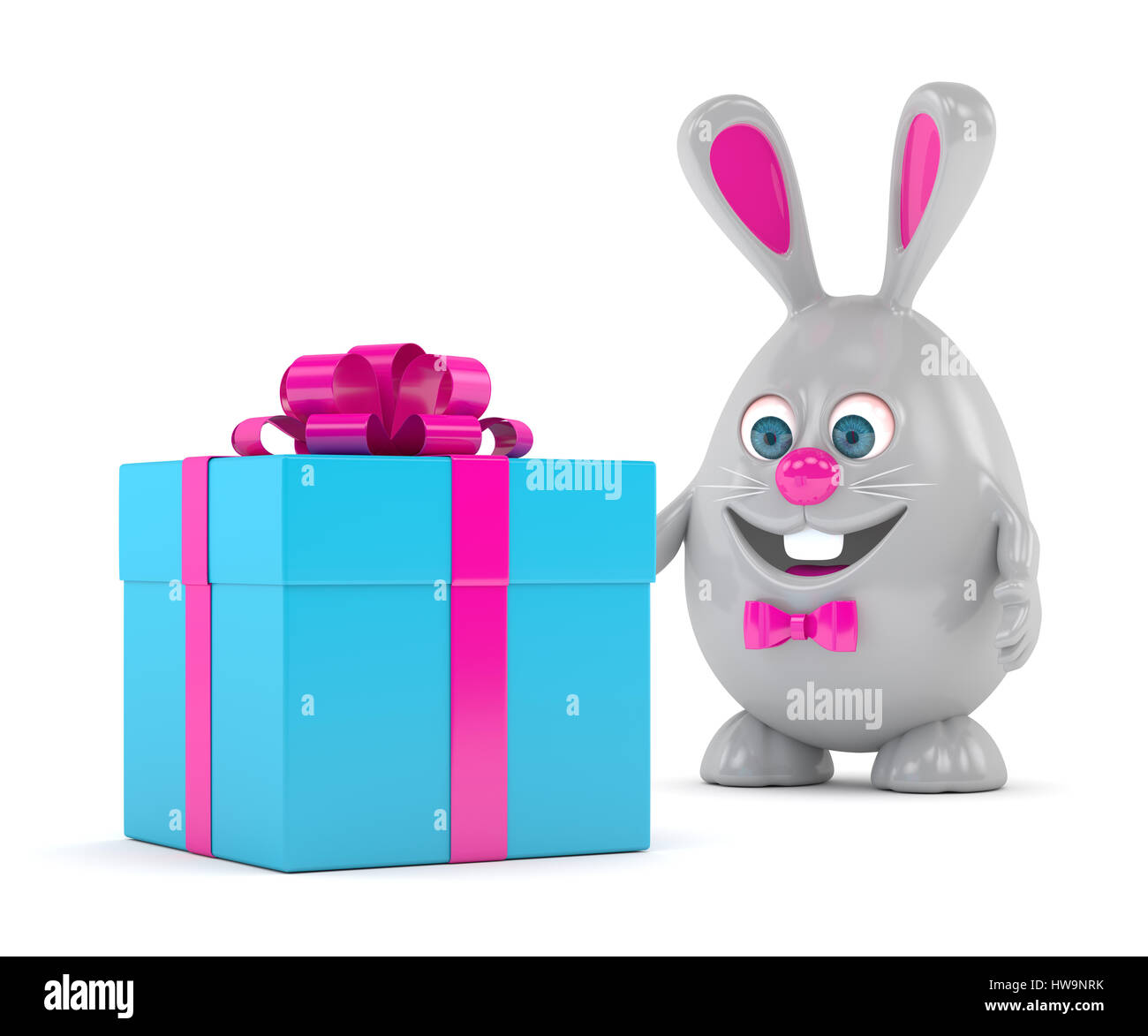 Grey bunny cartoon hi-res stock photography and images - Alamy