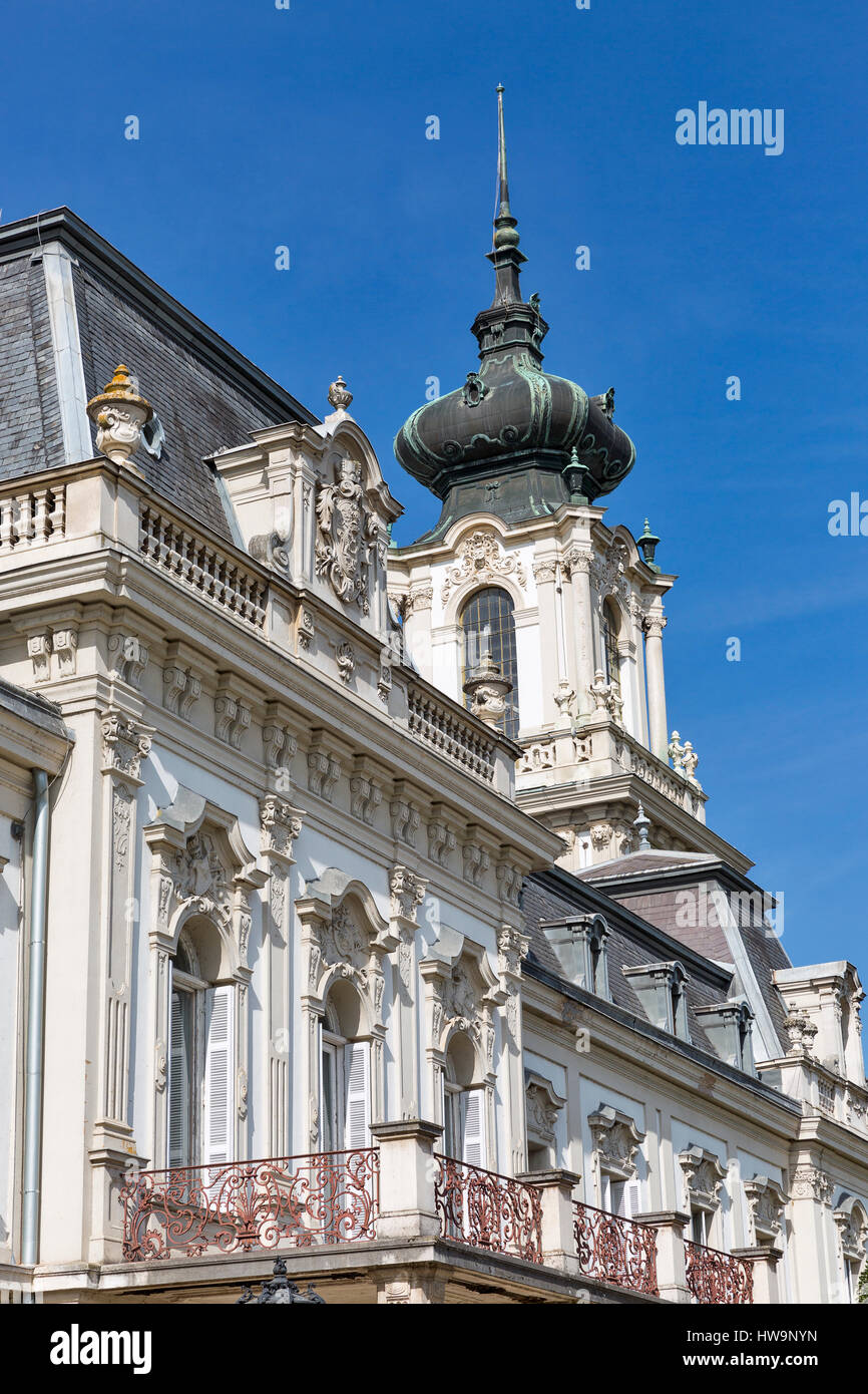 Festetics Palace in Keszthely, Hungary. It is a large complex of ...