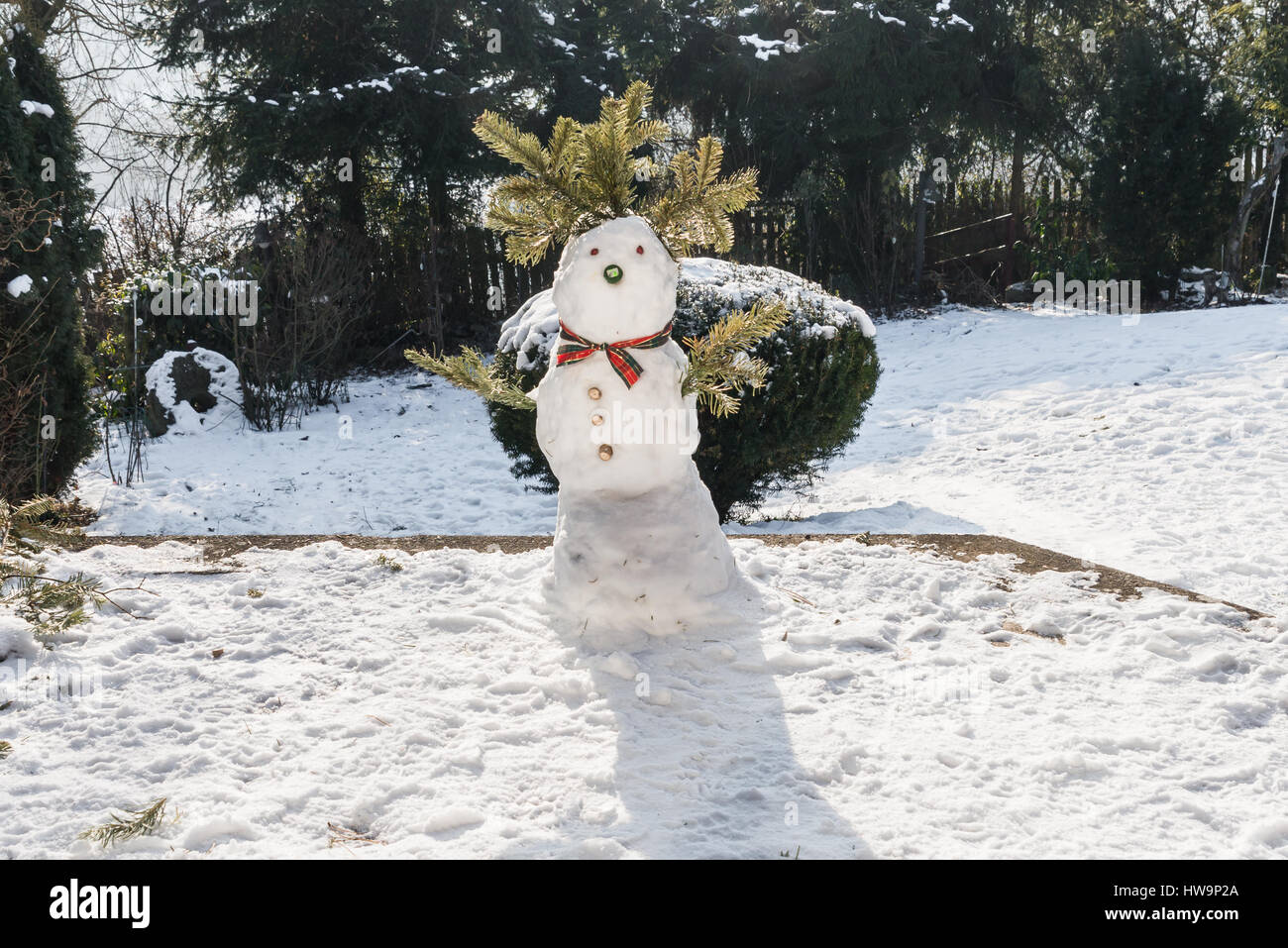 Melting snowman spring hi-res stock photography and images - Alamy