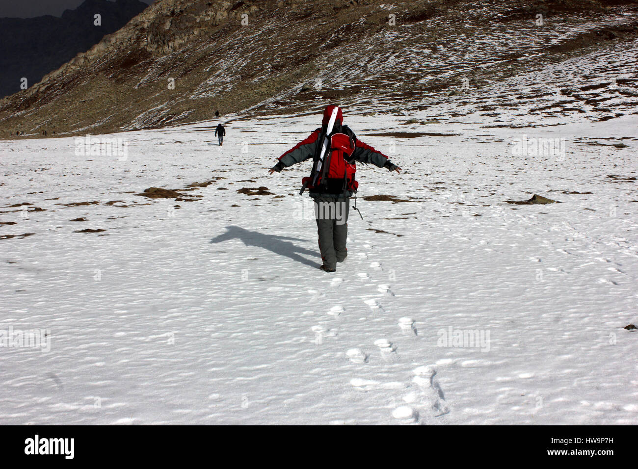Anantnag, India. 24th Dec, 2016. Hikers Trek Towards one of the ...