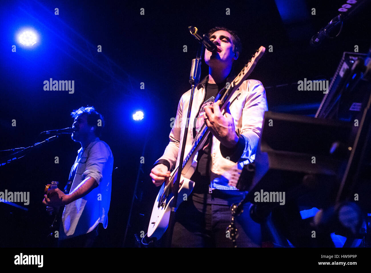 English pop rock band Busted performs live at Tunnel Club. (Photo by ...