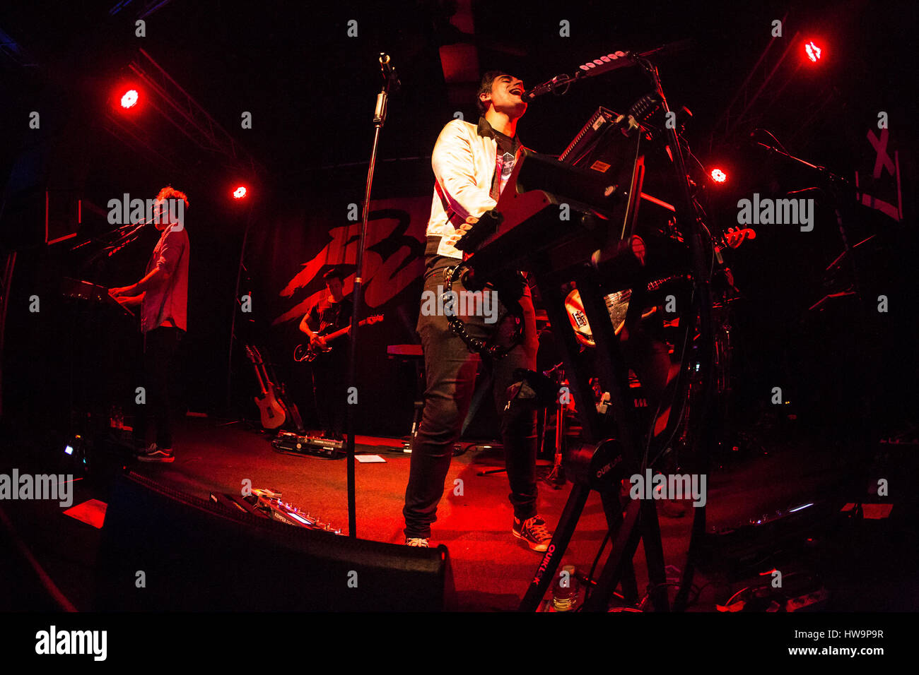 English pop rock band Busted performs live at Tunnel Club. (Photo by ...