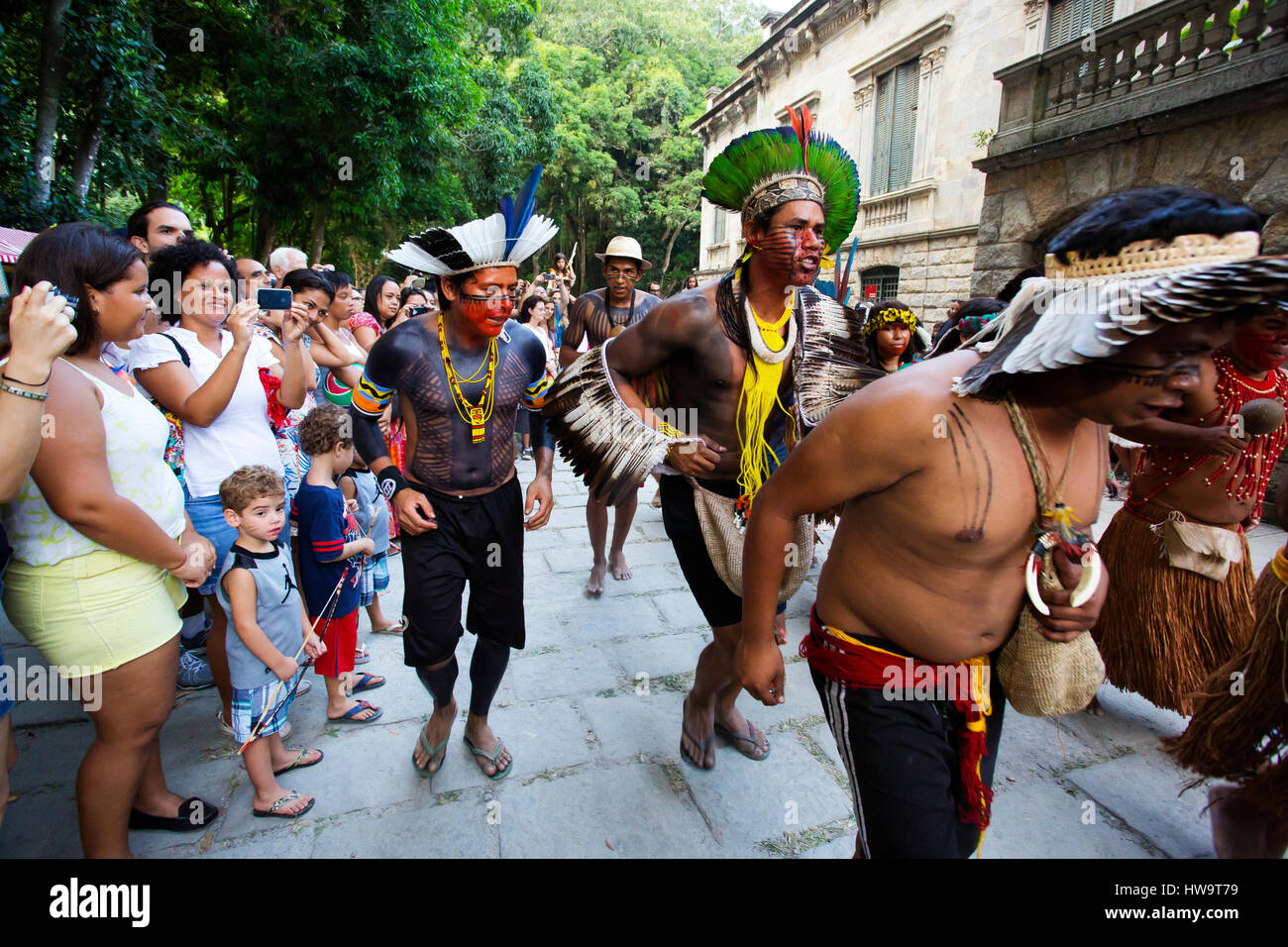 In the Indian day indians doing presentation dance to the public at ...
