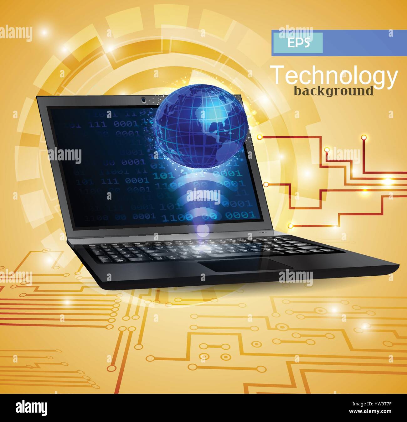 vector laptop isolated on white background Stock Vector Image & Art - Alamy