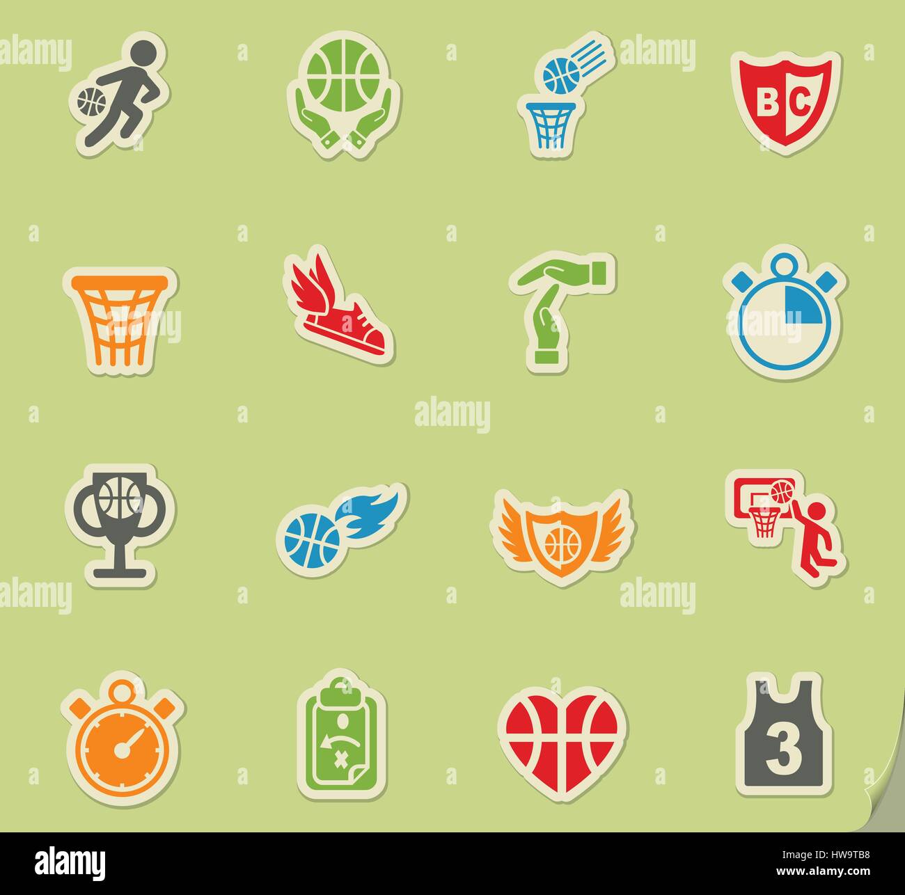 Basketball Timeout Stock Vector Images - Alamy