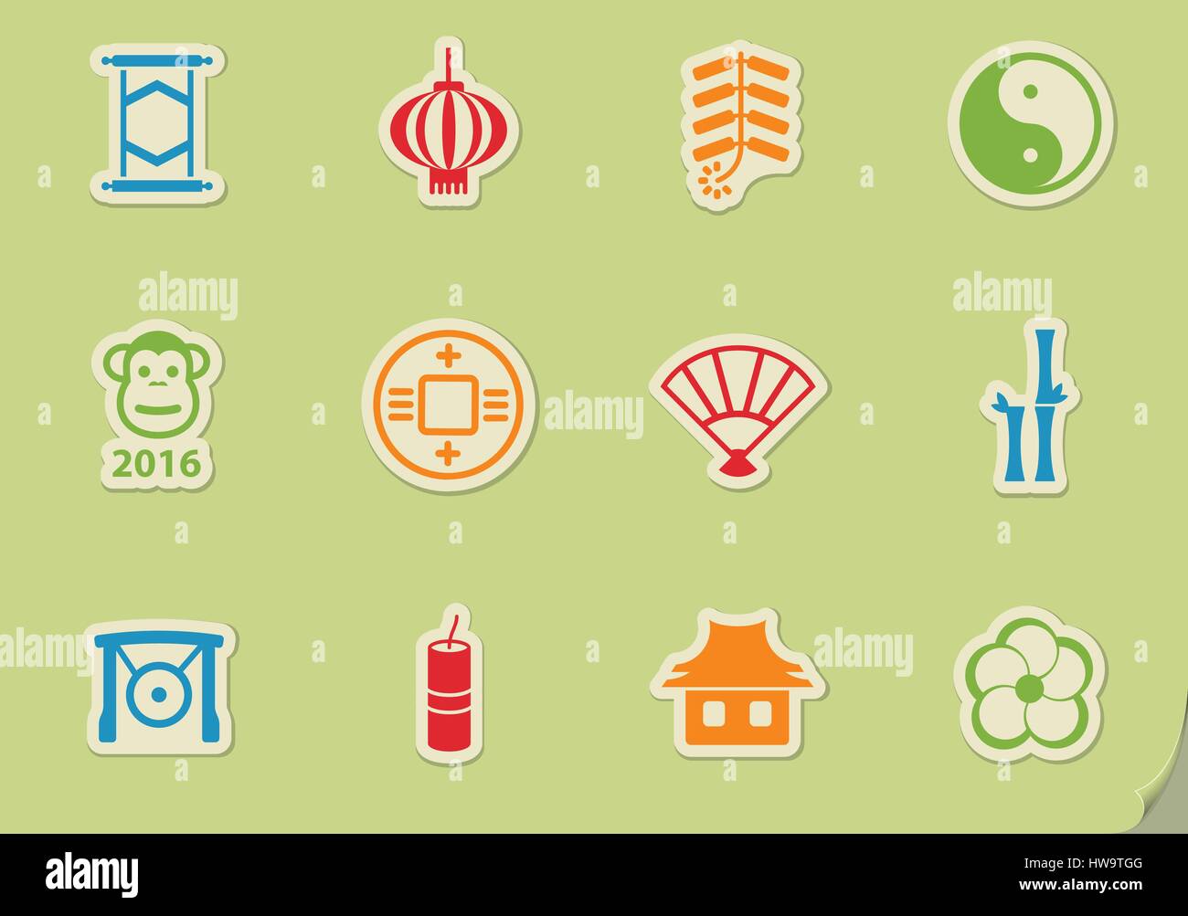 Lunar new year fish Stock Vector Images - Alamy