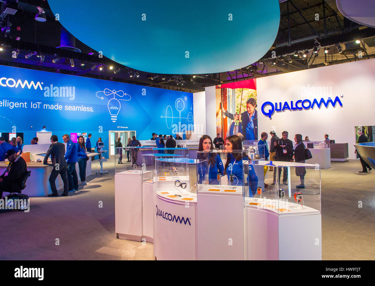 Qualcomm booth hi-res stock photography and images - Alamy