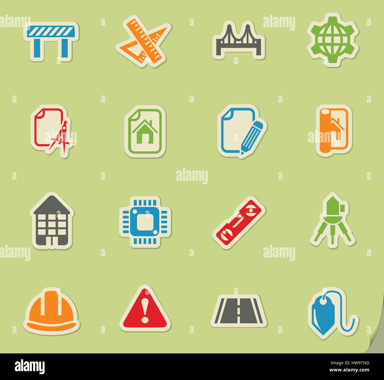engineering web icons for user interface design Stock Vector Image ...