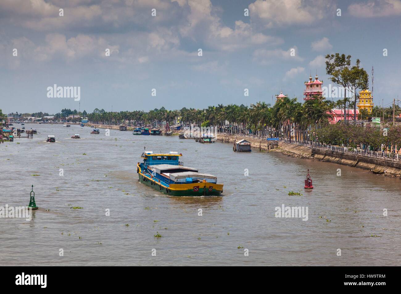 Vietnam, Mekong Delta, Sa Dec, Sa Dec River Stock Photo - Alamy
