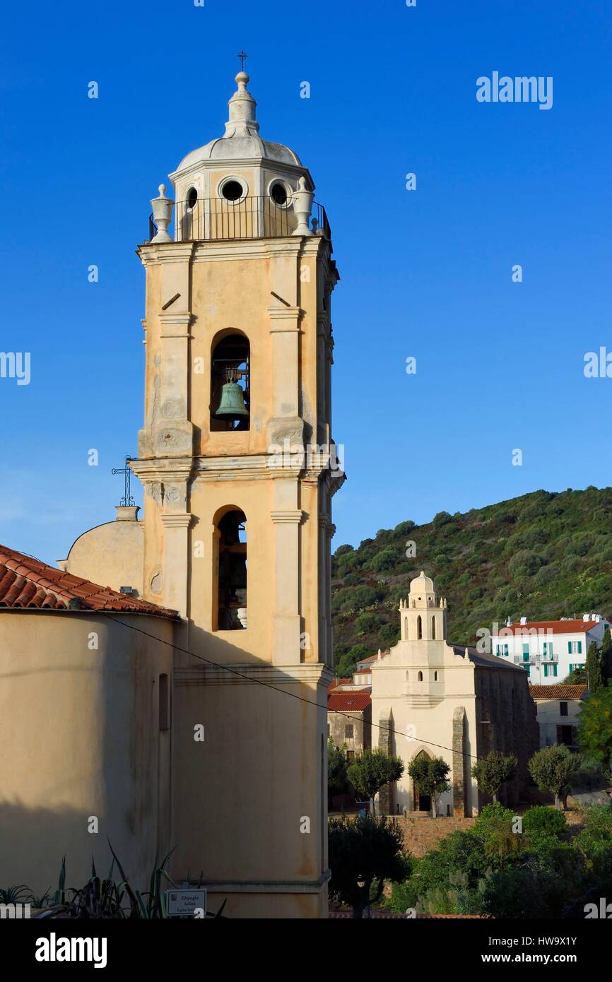 France, Corse du Sud, Cargese, the catholic church (latin rite) in the ...